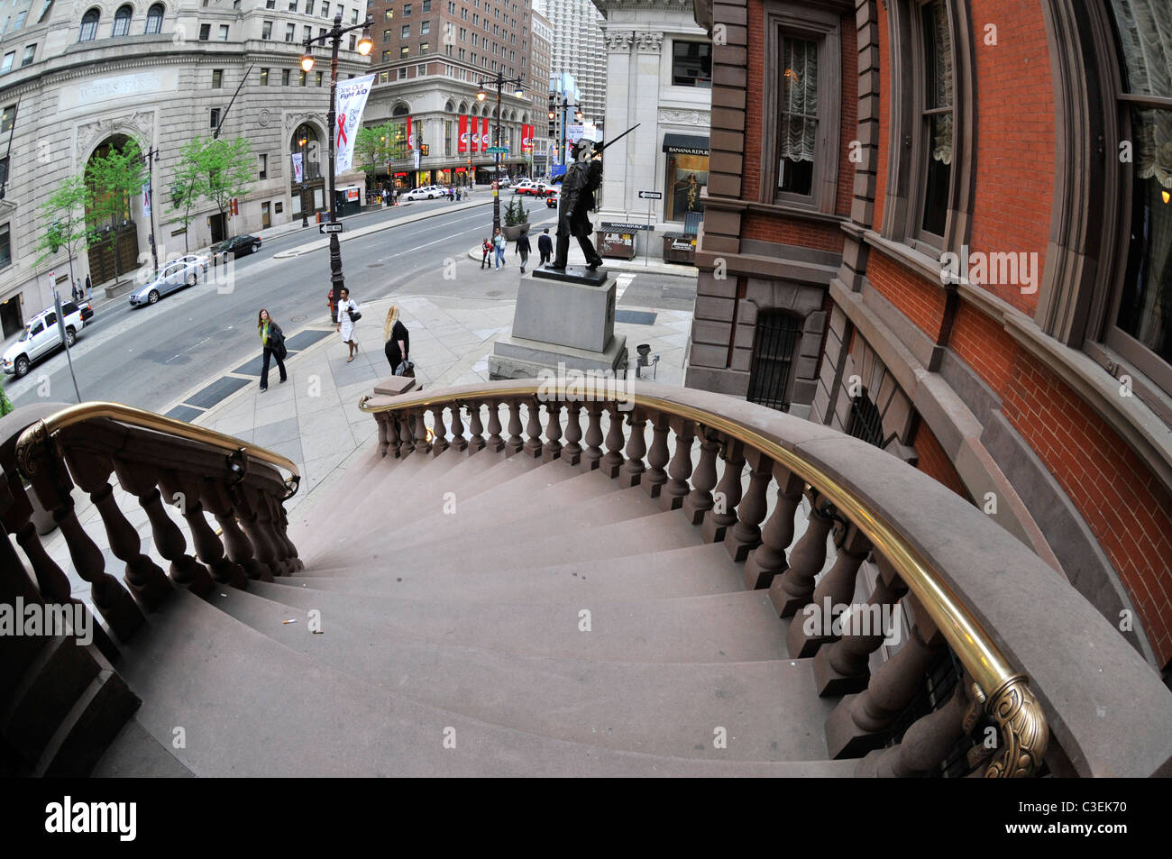 Staircase of Union League of Philadelphia building, Philadelphia ...