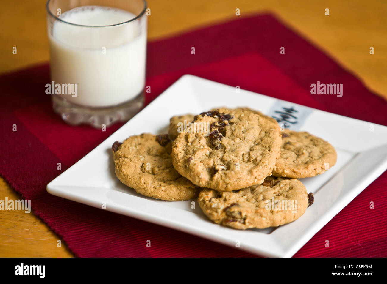 Cookies and Milk Stock Photo - Alamy
