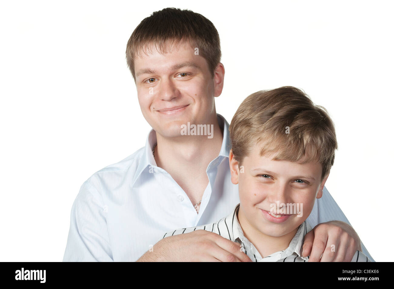 Two adult brothers hi-res stock photography and images - Alamy