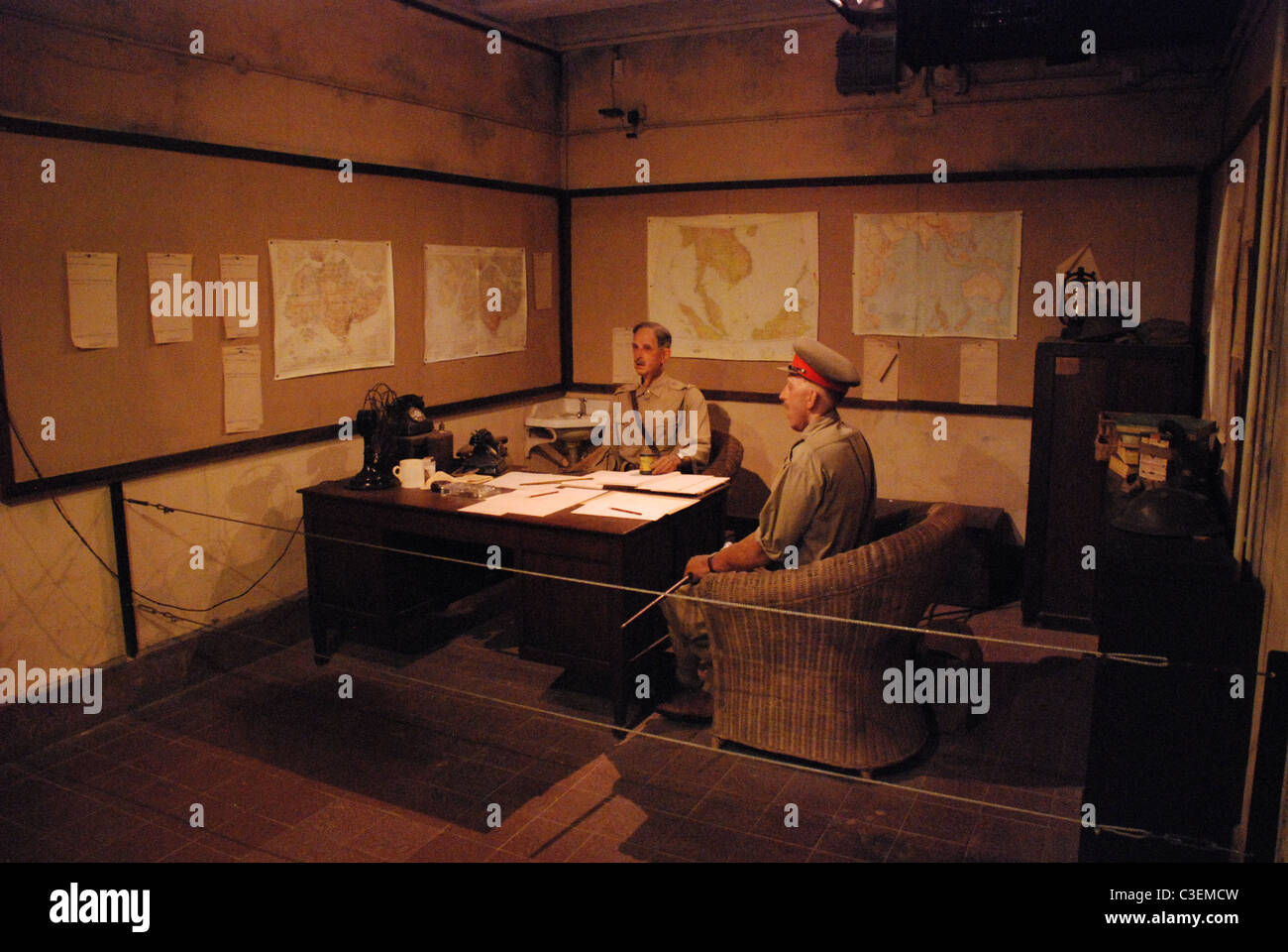 The Battle Box Command post at Fort Canning Park Singapore Stock Photo ...