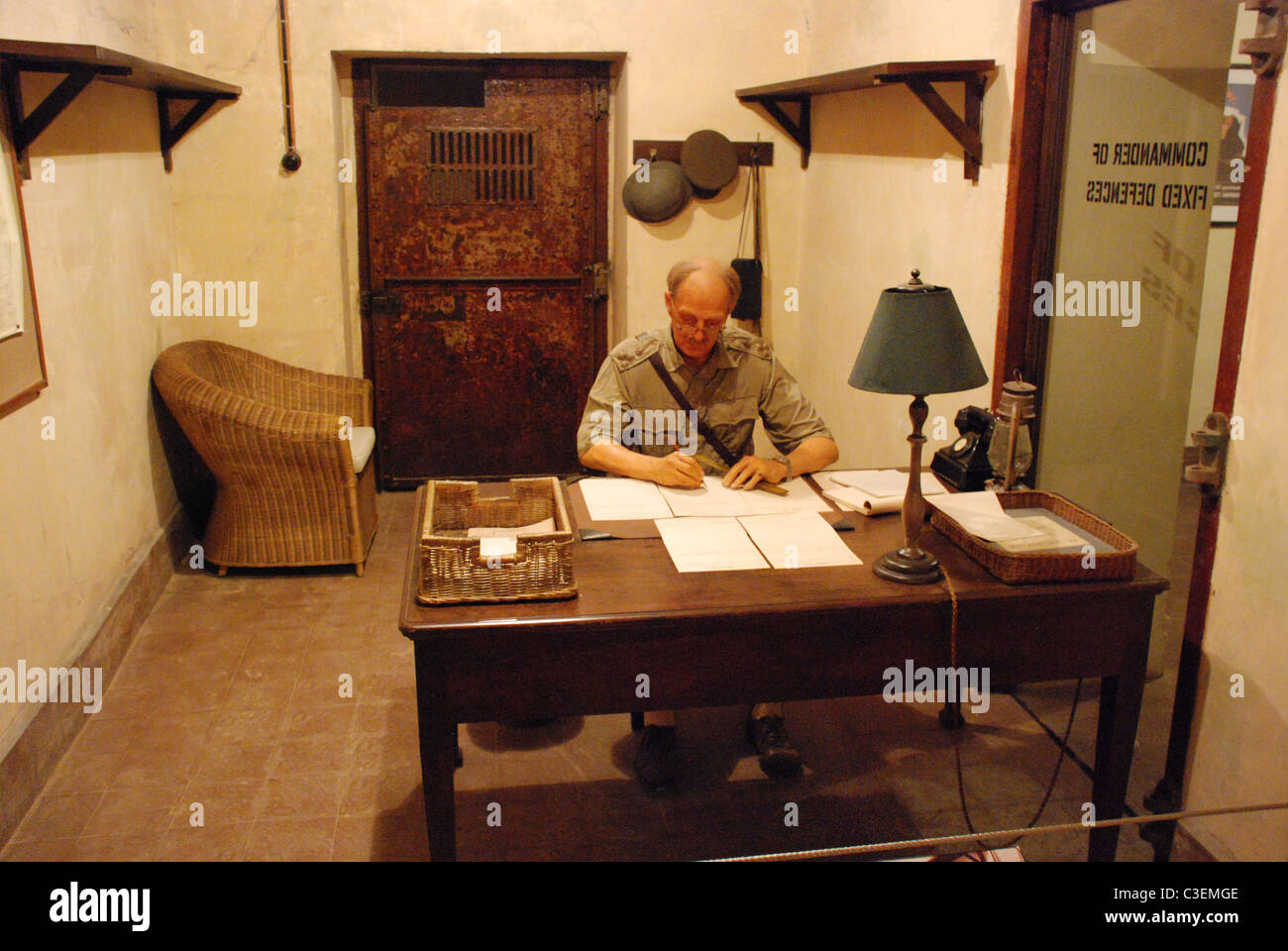 The Battle Box Command post at Fort Canning Park Singapore Stock Photo ...