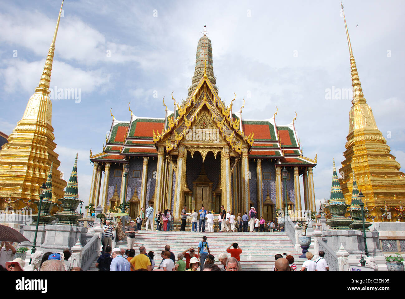 Golden Palace Bangkok Stock Photo - Alamy