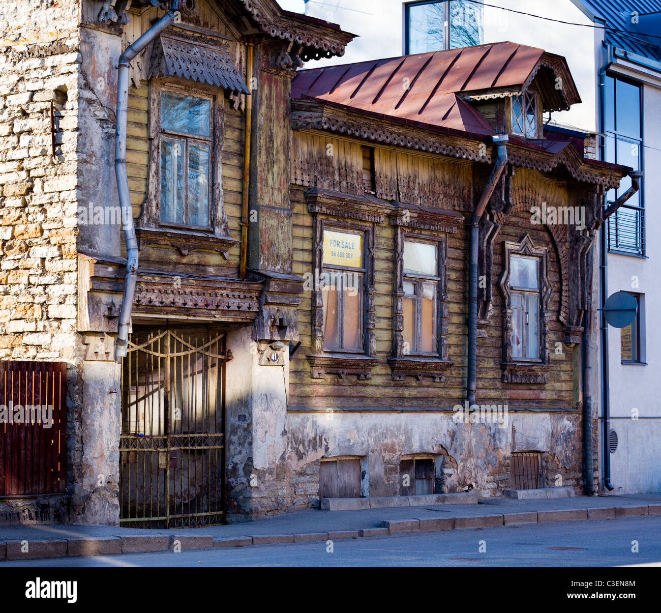 Old ruined building in Tallinn Estonia for sale as a "fixer-up Stock ...