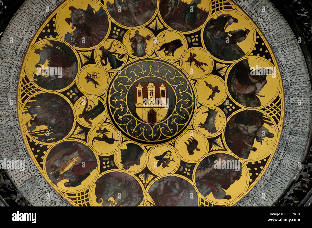 Medieval Zodiac Calendar High Resolution Stock Photography and Images ...