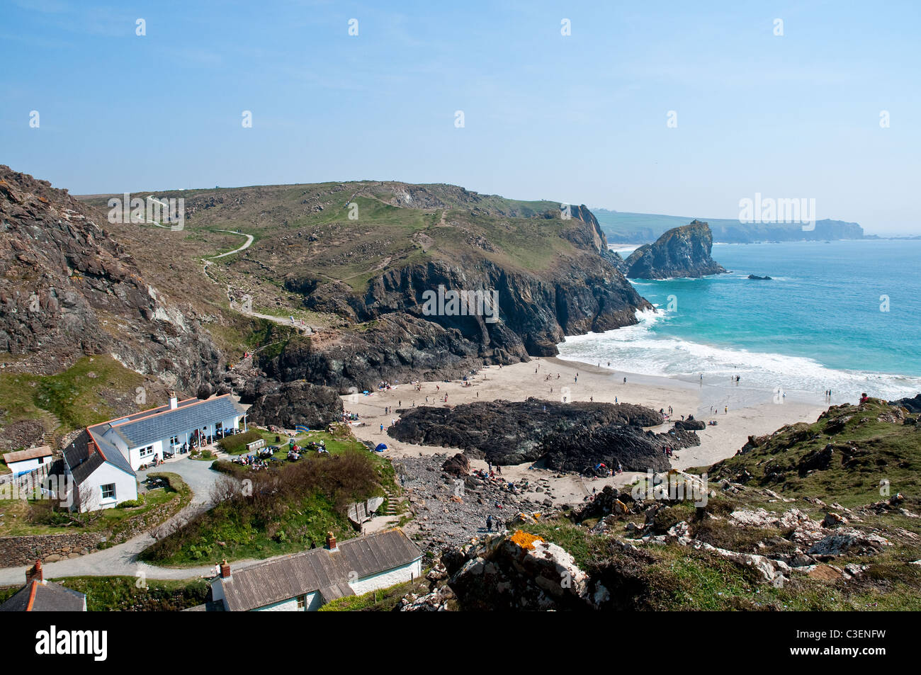 Kynance Cove, Lizard Peninsula, Cornwall, UK Stock Photo - Alamy