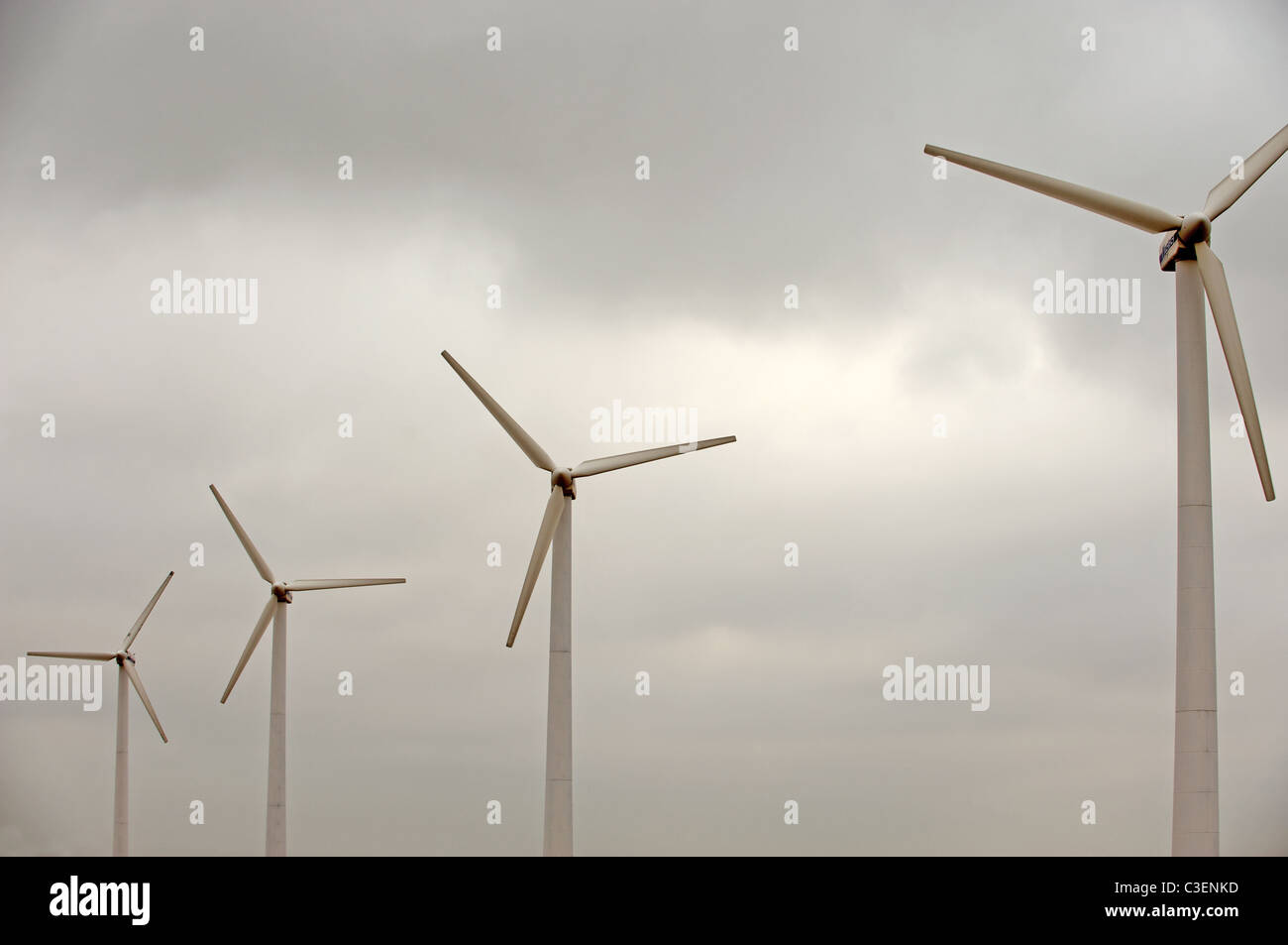 Vestas 2.25kW wind turbines, UK Stock Photo - Alamy