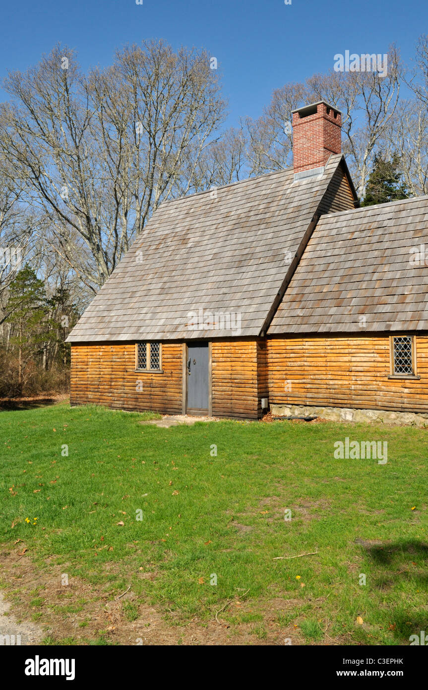 Historic Aptucxet trading post built by the Pilgrims for trading with ...