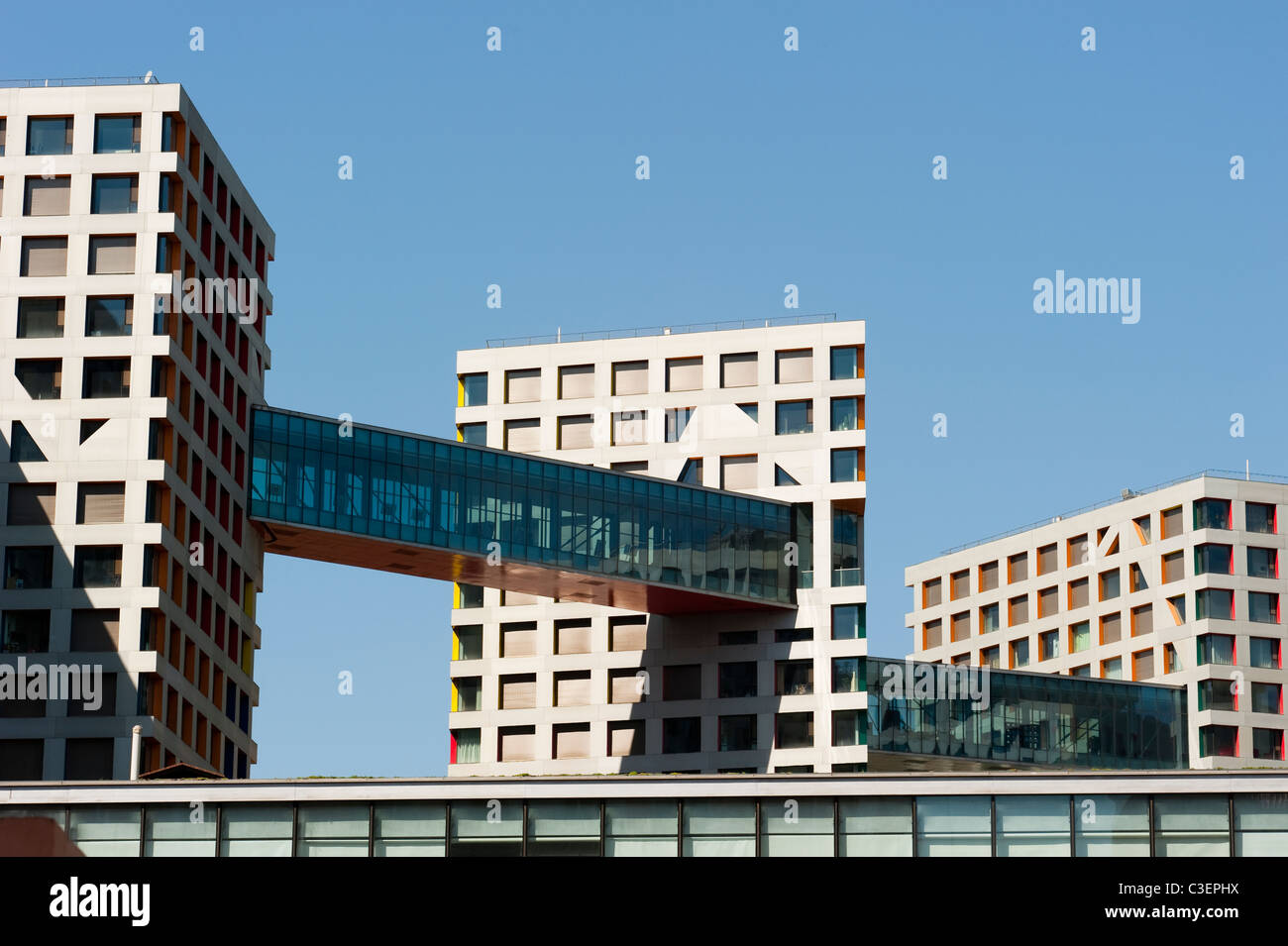 Moma Linked Hybrid complex by architect Steven Holl, 2009, Dongzhimen ...