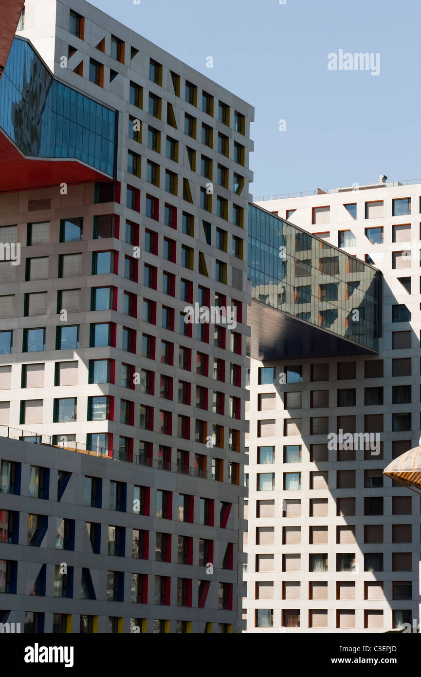 Moma Linked Hybrid complex by architect Steven Holl, 2009, Dongzhimen ...