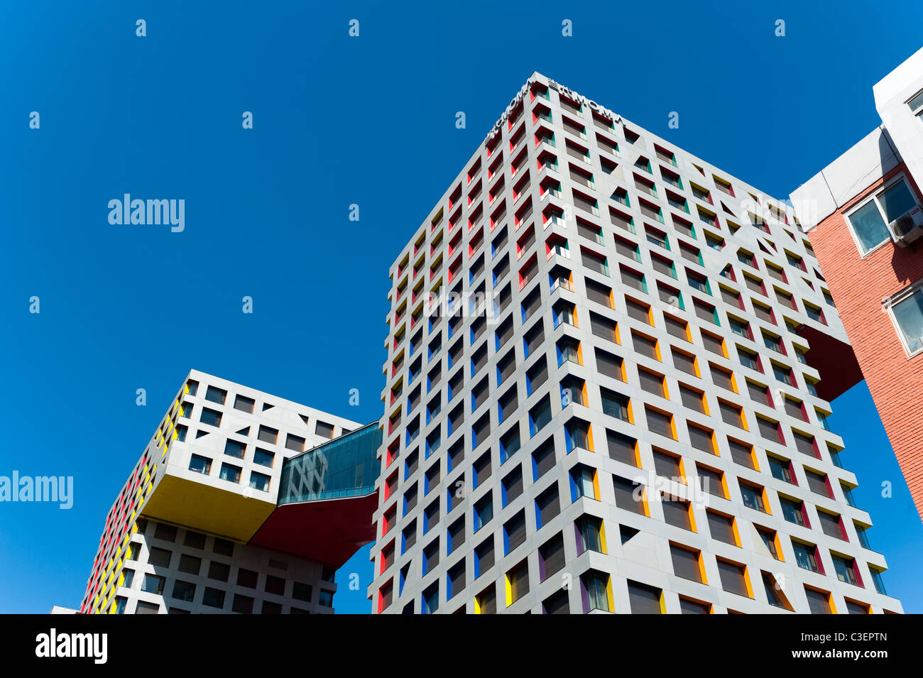 Moma Linked Hybrid complex by architect Steven Holl, 2009, Dongzhimen ...