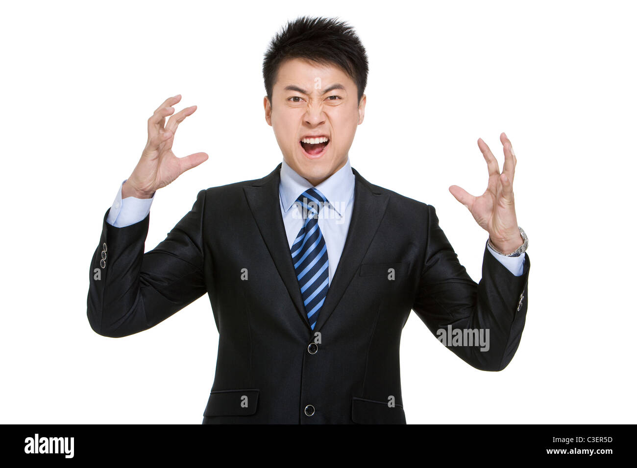 Portrait of a frustrated businessman Stock Photo - Alamy
