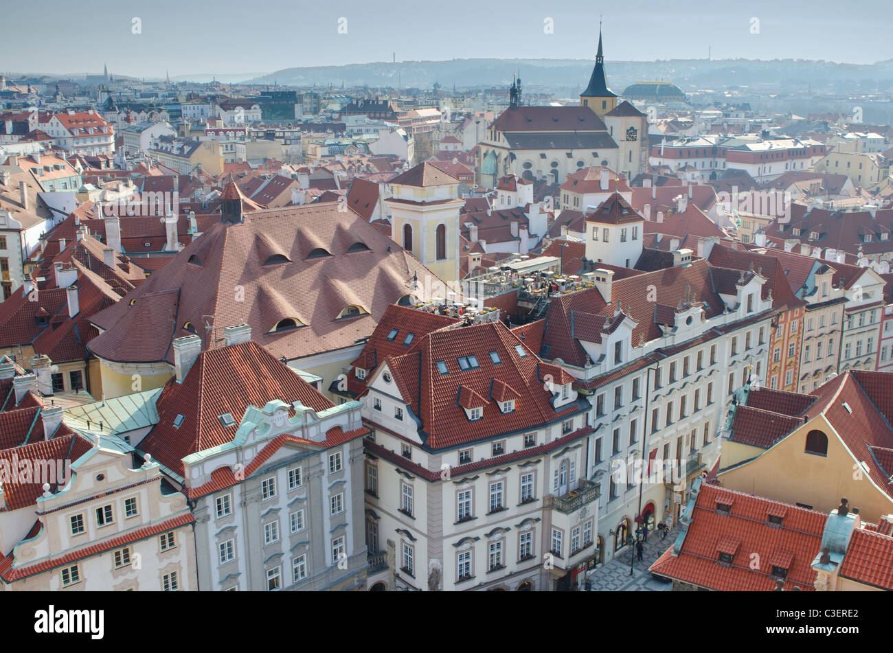 Red tiled roofs historical hi-res stock photography and images - Alamy