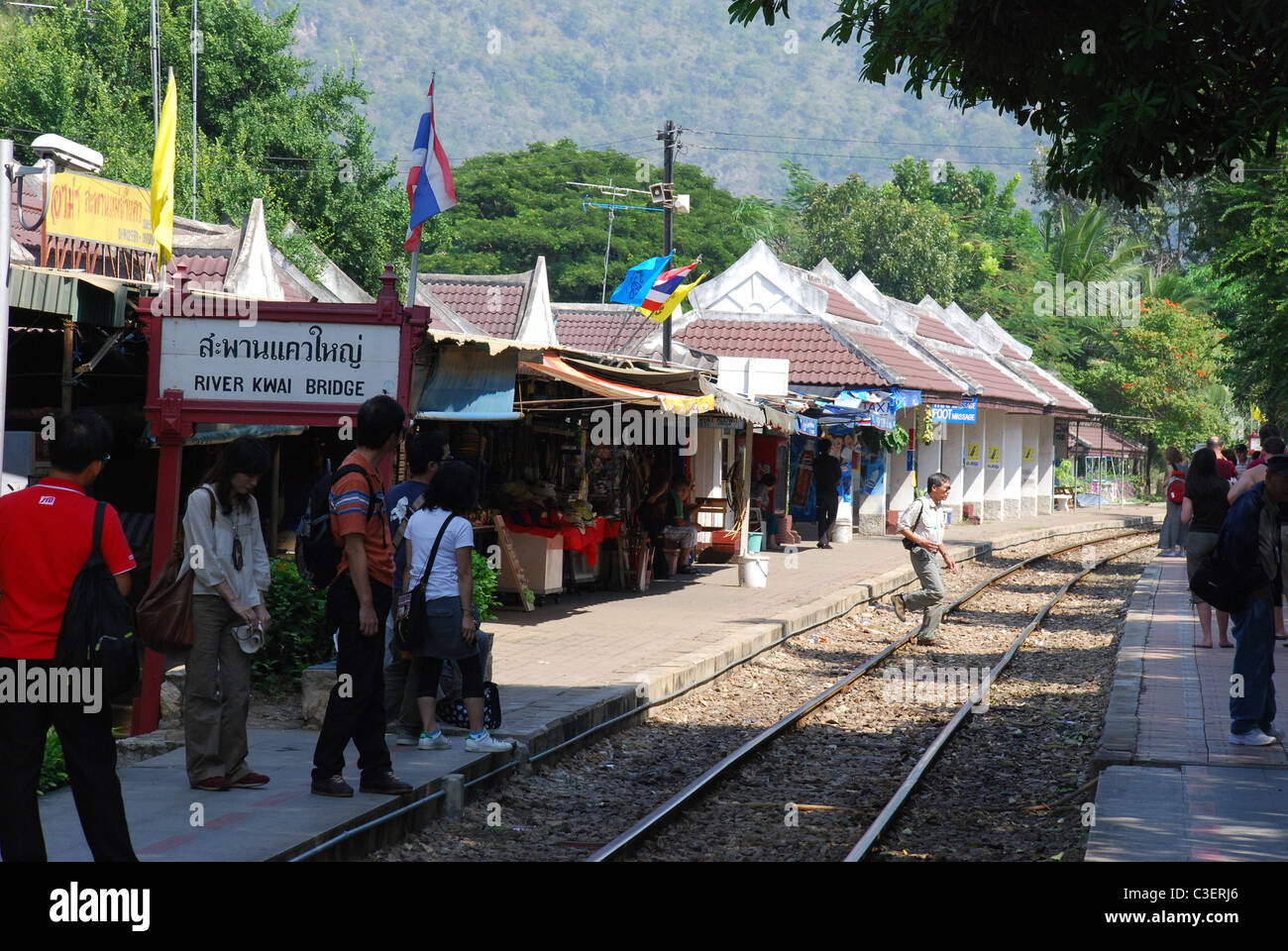 Kanchanaburi train hi-res stock photography and images - Alamy