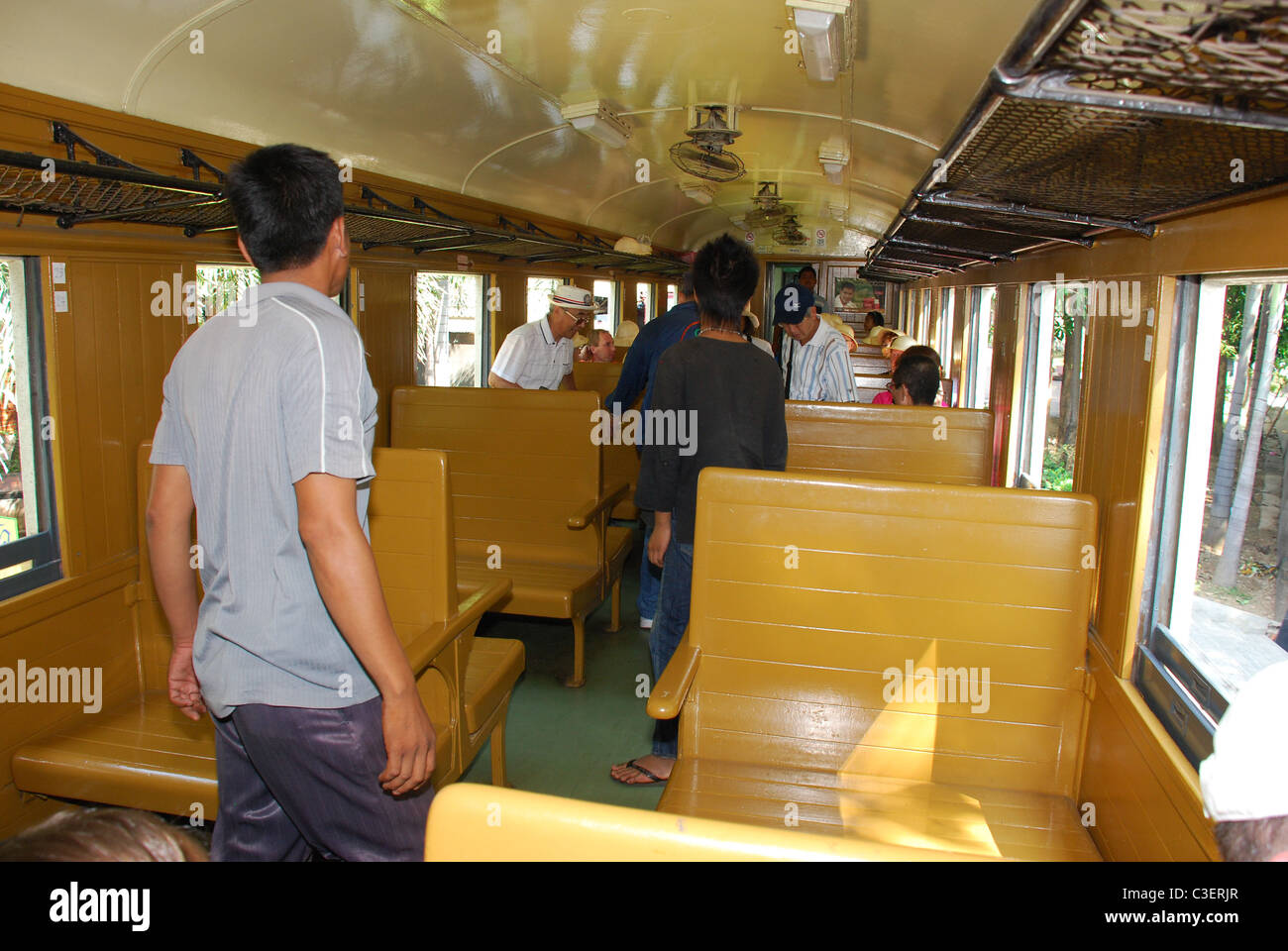 Train Carriage, 3 rd class Stock Photo - Alamy