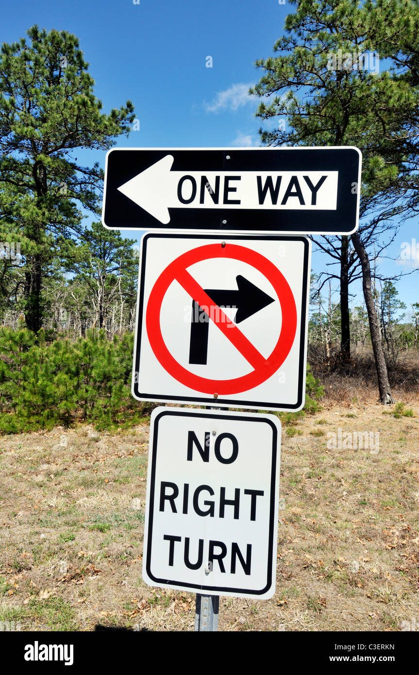 Confusing road signs High Resolution Stock Photography and Images - Alamy