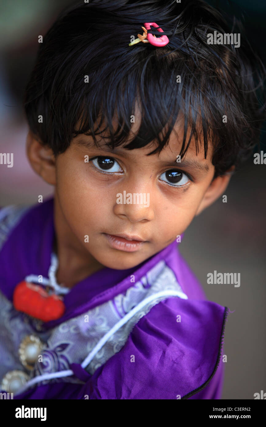 Muslim Girl in Andhra Pradesh South India Stock Photo - Alamy