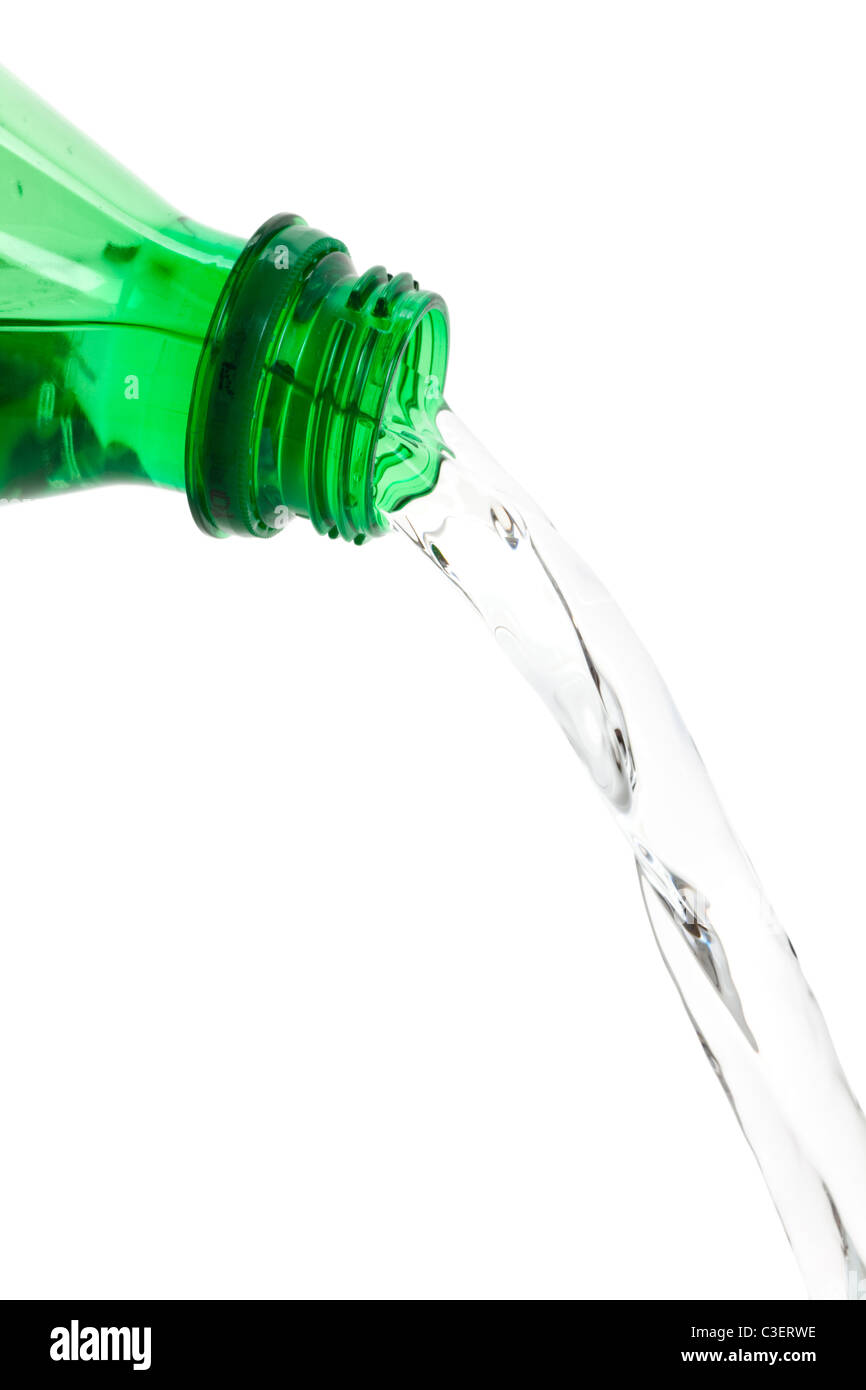 Water Pouring with white background Stock Photo - Alamy