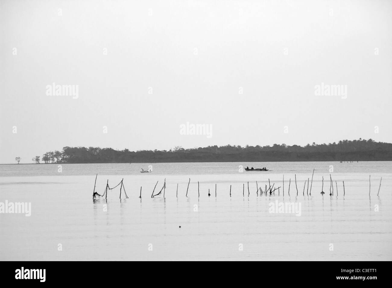 Scenery of Trikora Beach Stock Photo - Alamy