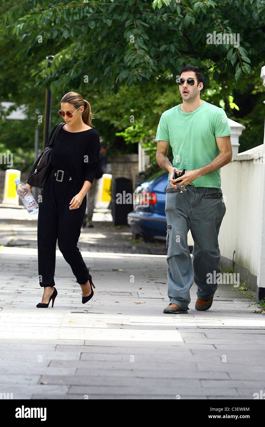 Rachel Stevens and Alex Bourne seen out together ahead of their ...