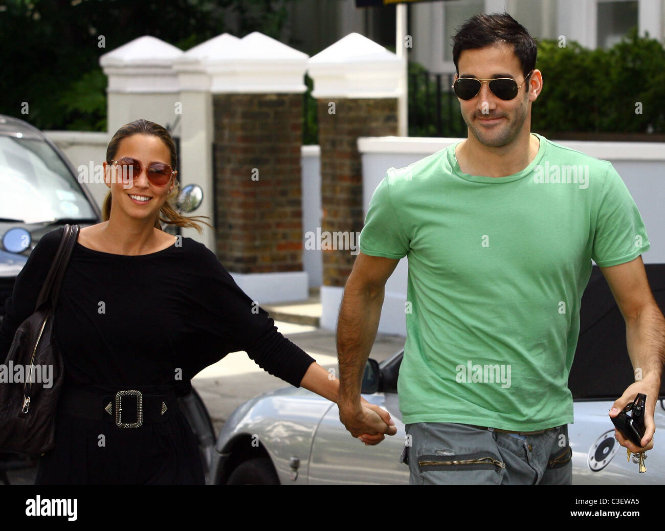 Rachel Stevens and Alex Bourne seen out together ahead of their ...