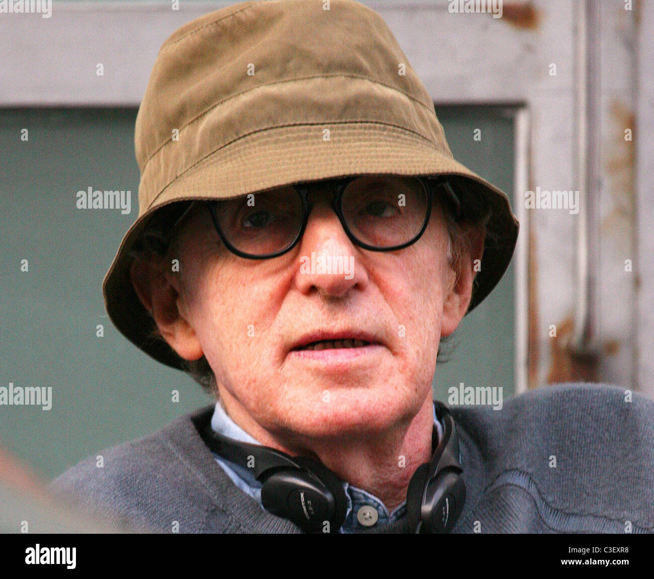Woody Allen on the set of the 'Untitled Woody Allen London Project ...