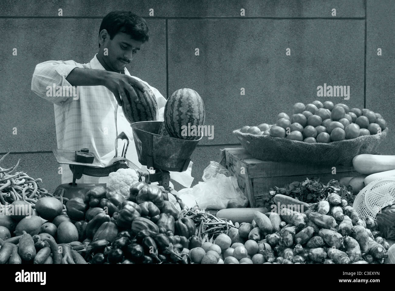 Water melon seller hi-res stock photography and images - Alamy