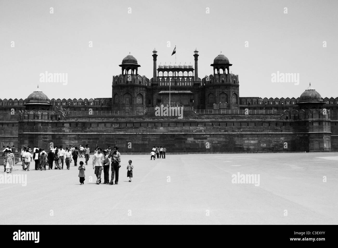 Red Fort Black And White