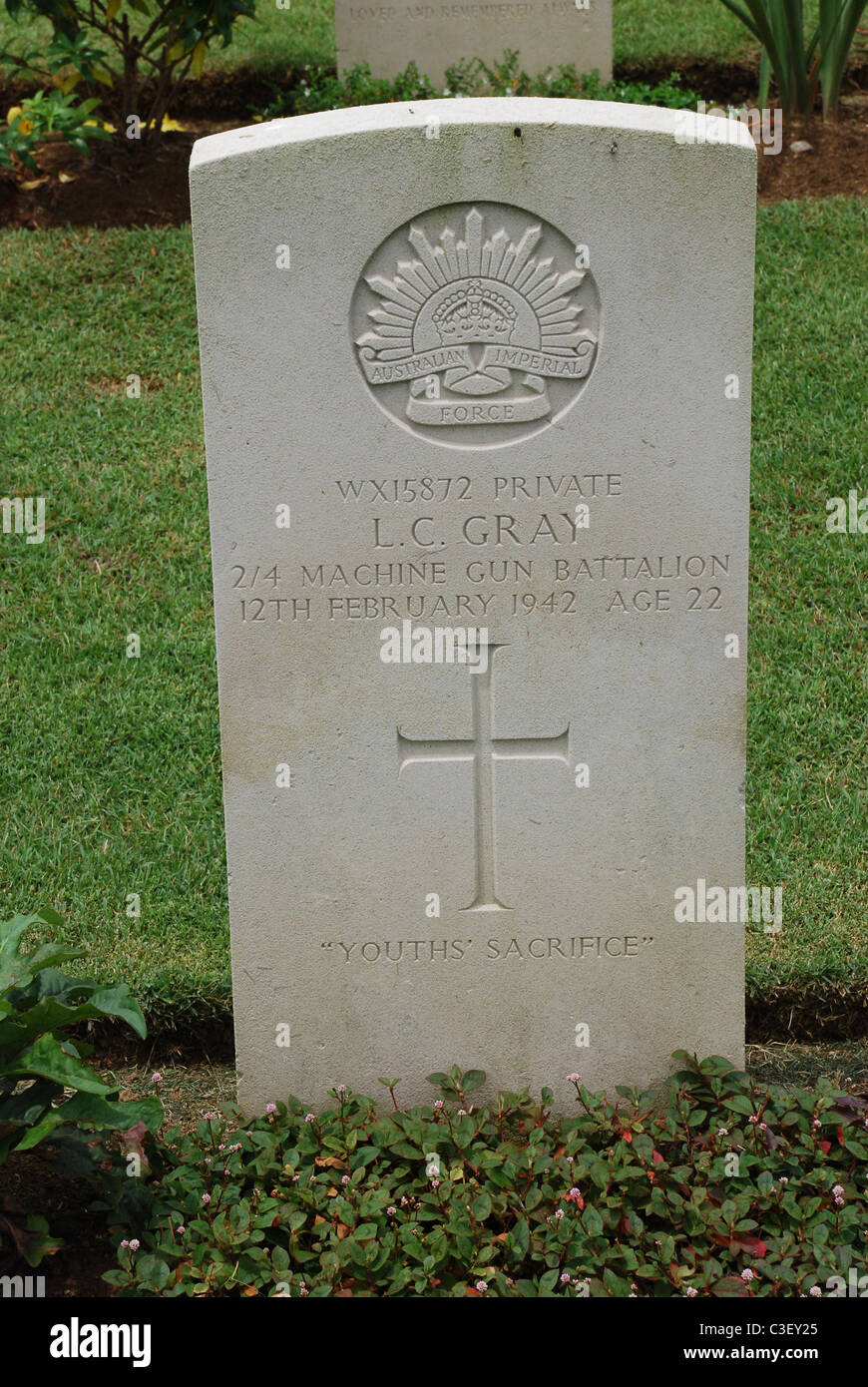 Kranji war cemetery, Singapore Stock Photo - Alamy