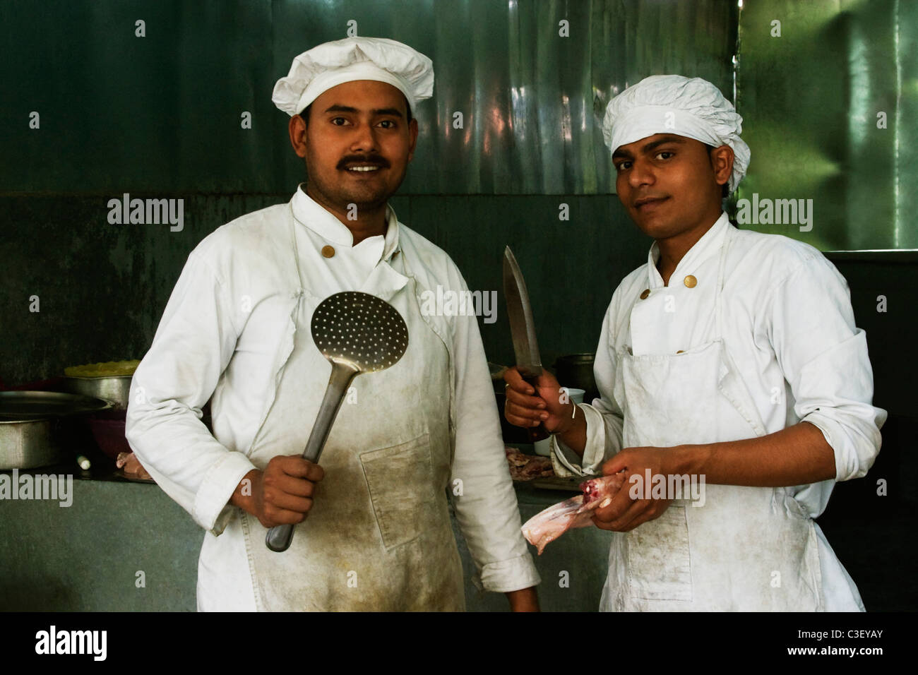 Chef cooking in a restaurant, New Delhi, India Stock Photo - Alamy