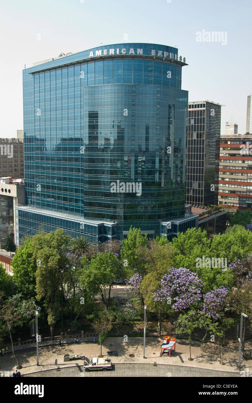 Mexico.Mexico city. Paseo de La Reforma.Contemporary architecture Stock ...