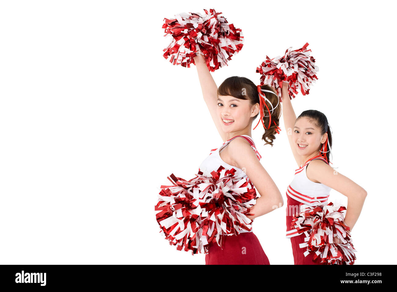 Cheerleaders In Action High Resolution Stock Photography and Images - Alamy