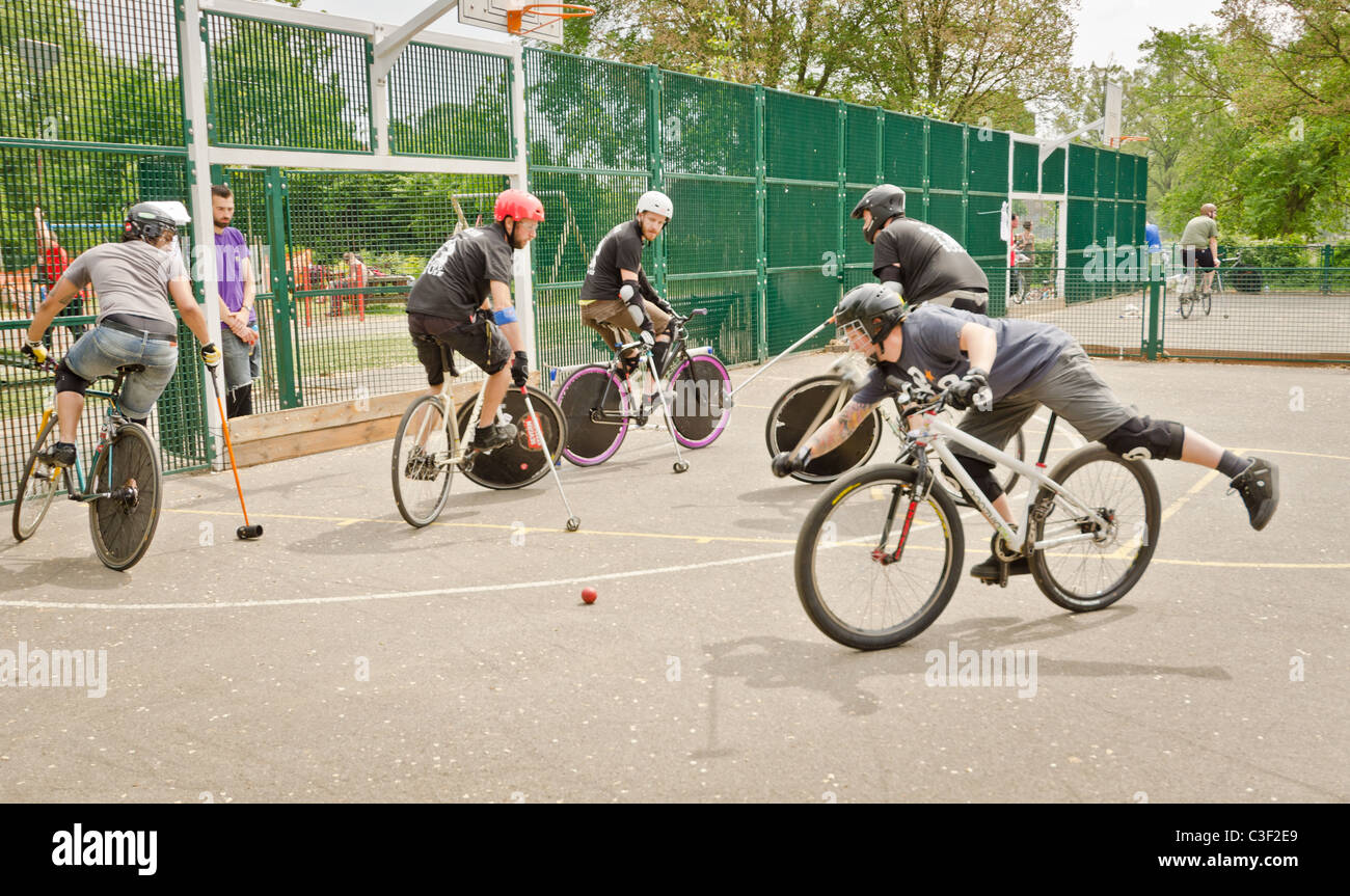 cycle polo tournament Stock Photo - Alamy