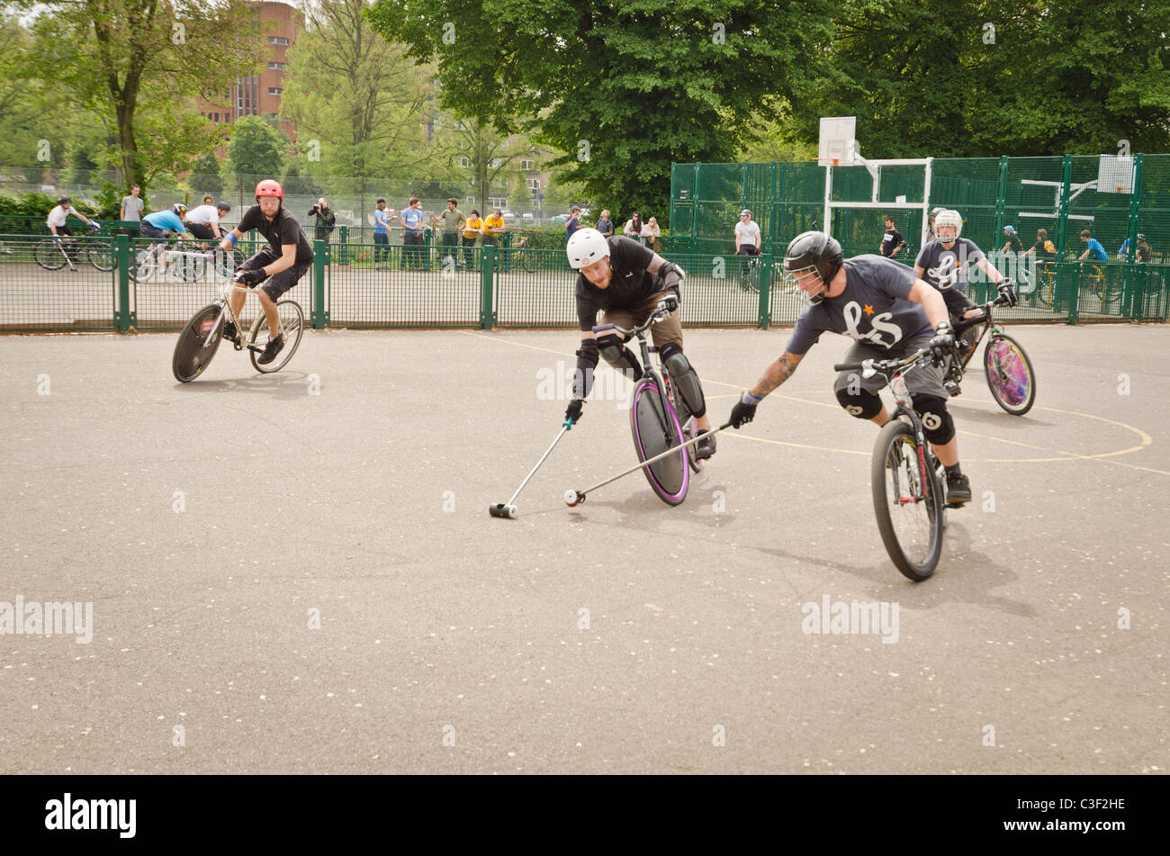 cycle polo tournament Stock Photo - Alamy