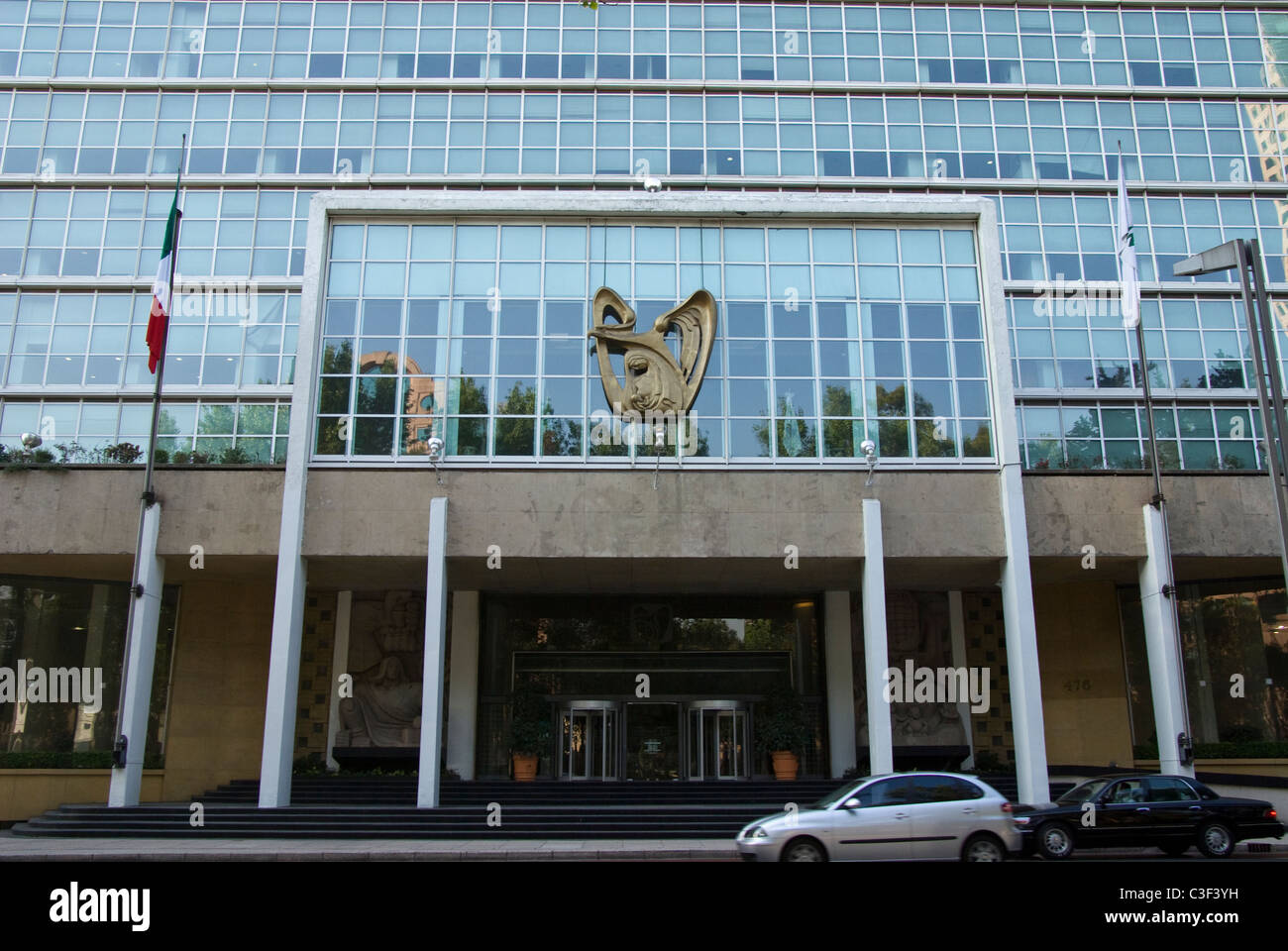 Mexico city. Building of INS Stock Photo - Alamy