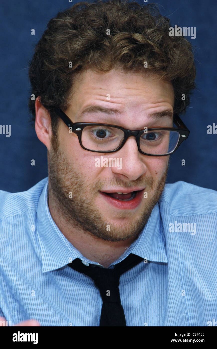 Seth Rogen Press conference for 'Funny People' at Casa del Mar Santa ...
