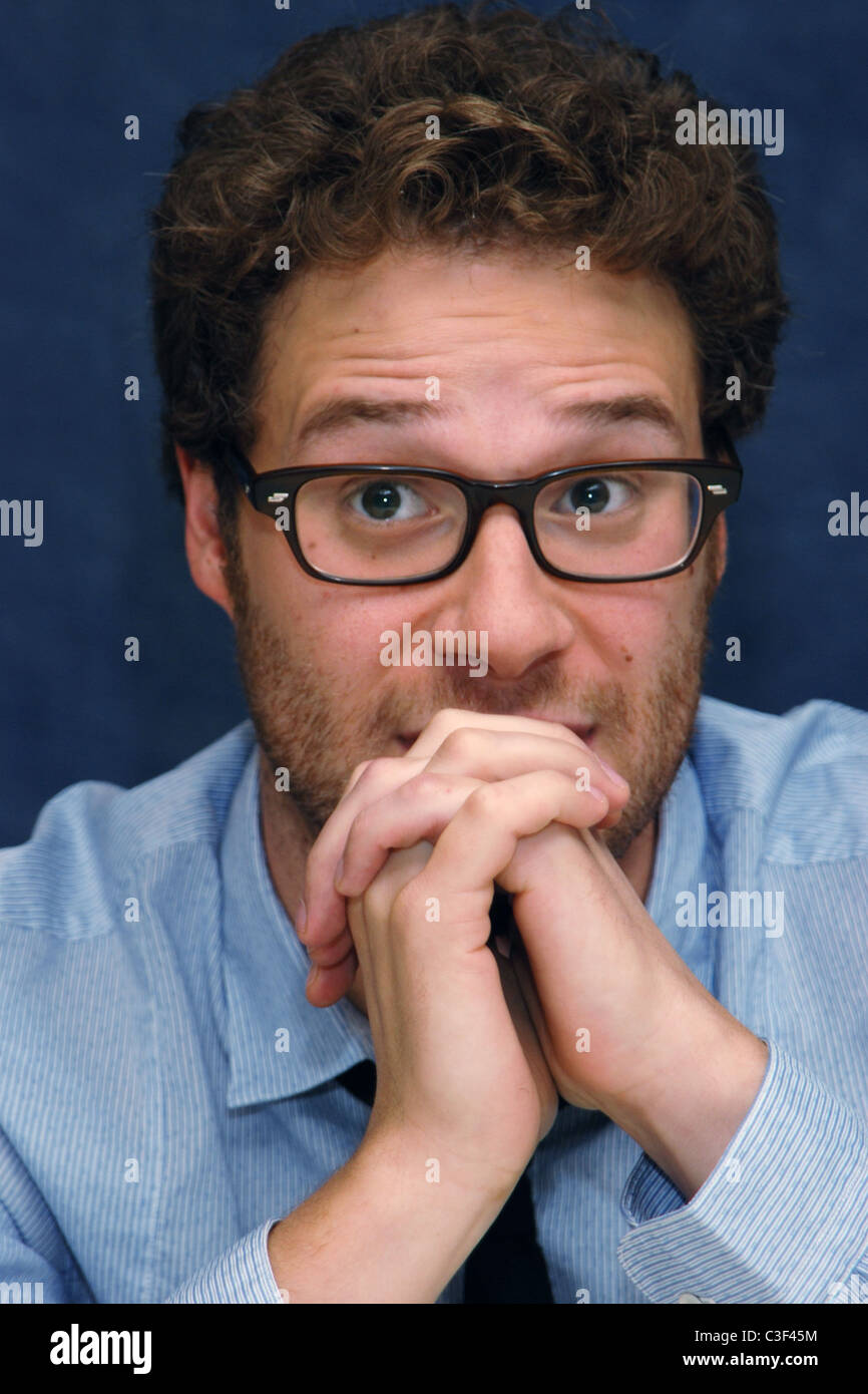 Seth Rogen Press conference for 'Funny People' at Casa del Mar Santa ...