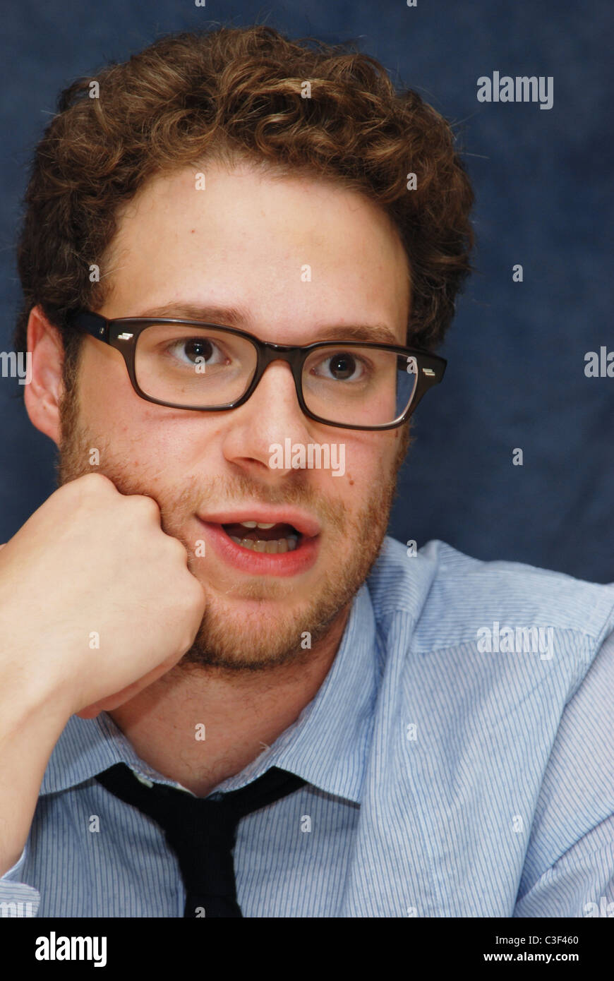Seth Rogen Press conference for 'Funny People' at Casa del Mar Santa ...