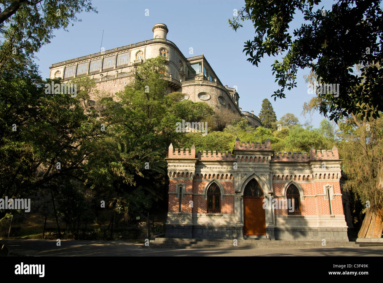 Mexico.Mexico city. Chapultepec Park. Castle of Chapultepec ( XVIII ...