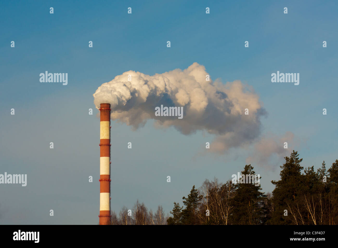 Smokestack Pollution in the air Stock Photo - Alamy
