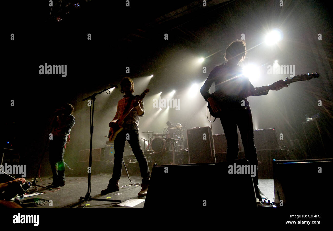 French alternative rock band Phoenix performing live at the Enmore ...