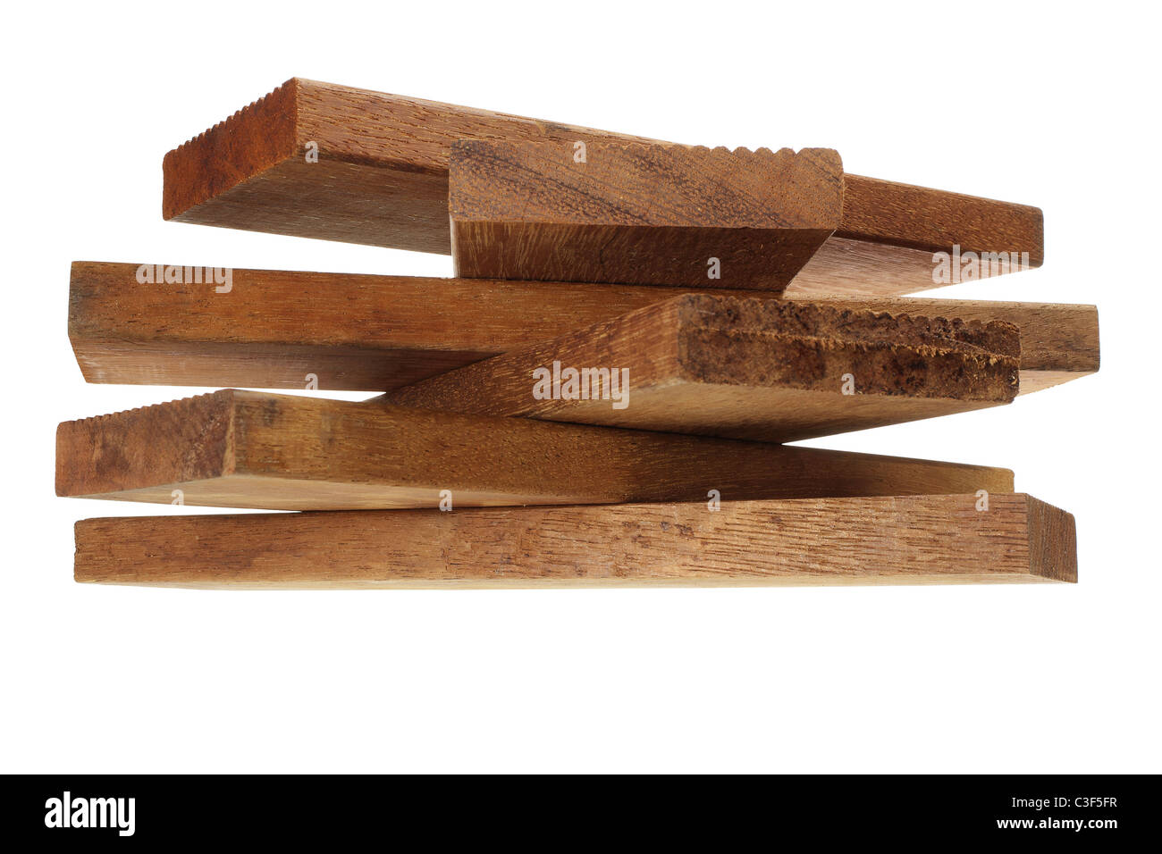 Stack of Wooden Planks Stock Photo - Alamy