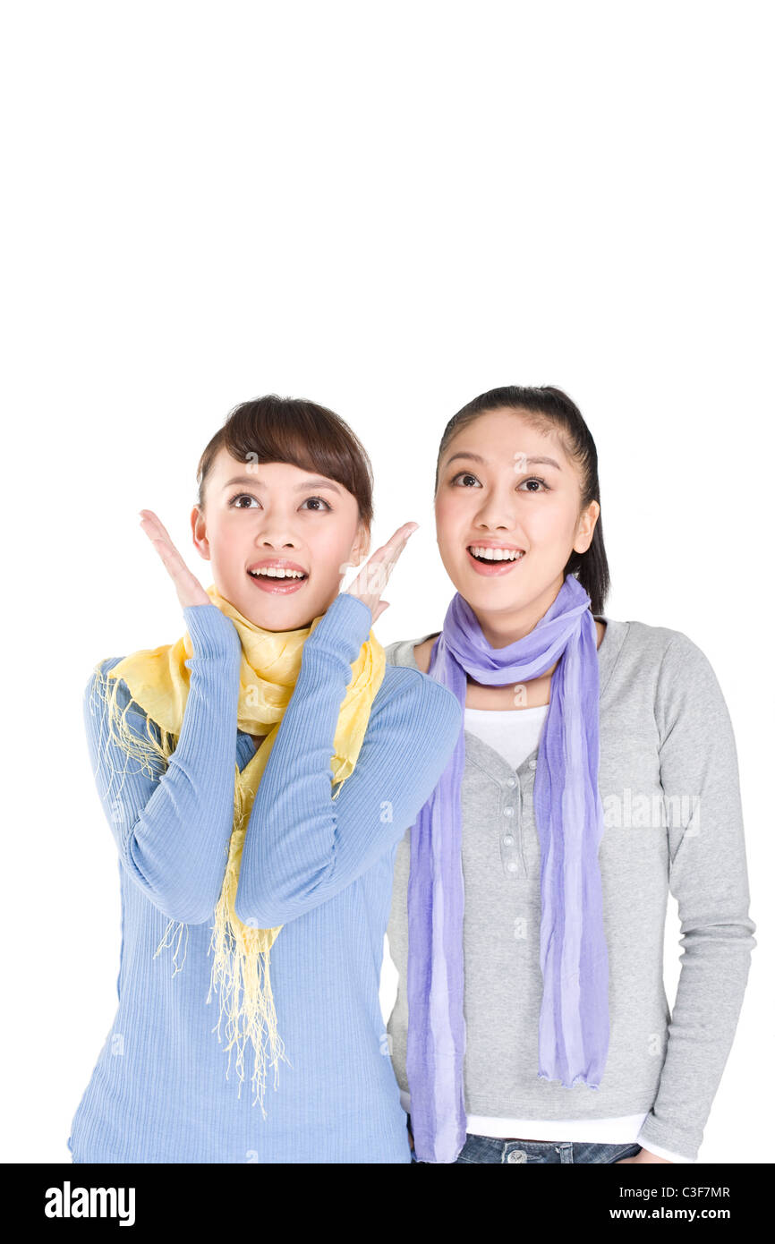 Two surprised women Stock Photo - Alamy