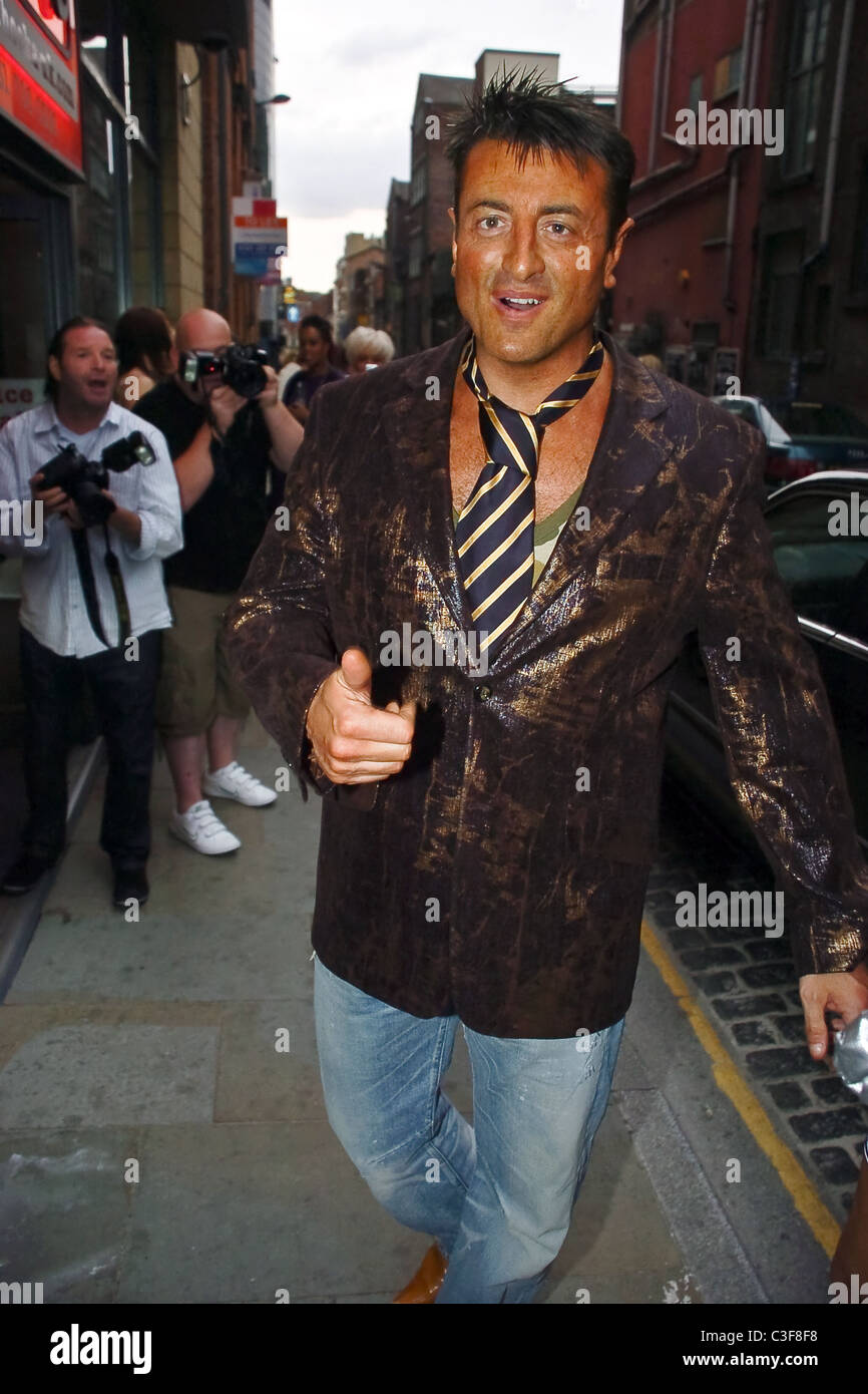 Mario Marconi arrives at the 2nd birthday party celebration for the men ...