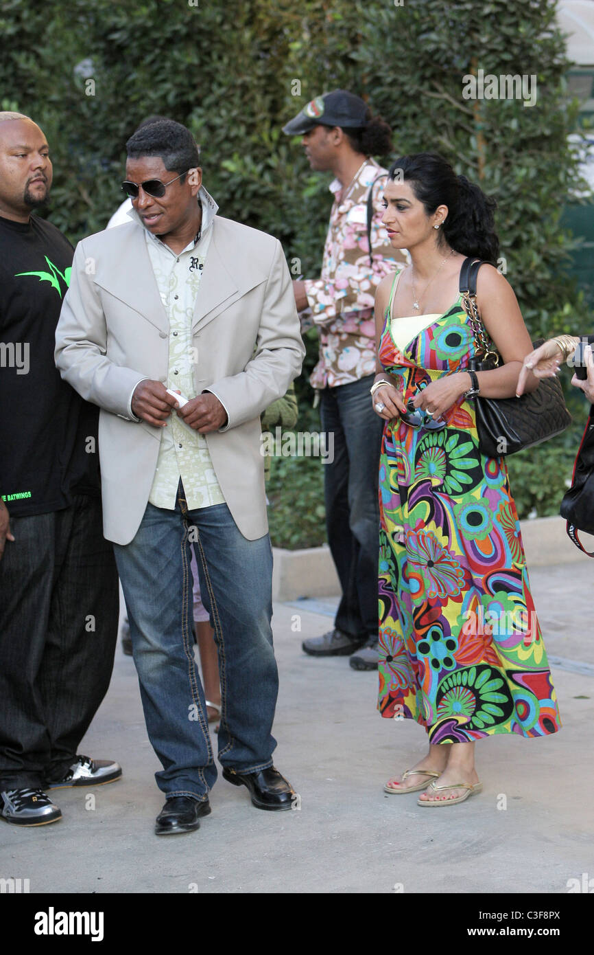 Damon Elliott, Jermaine Jackson and Halima Rashid visit a luxury condo open house at The Carlyle ...