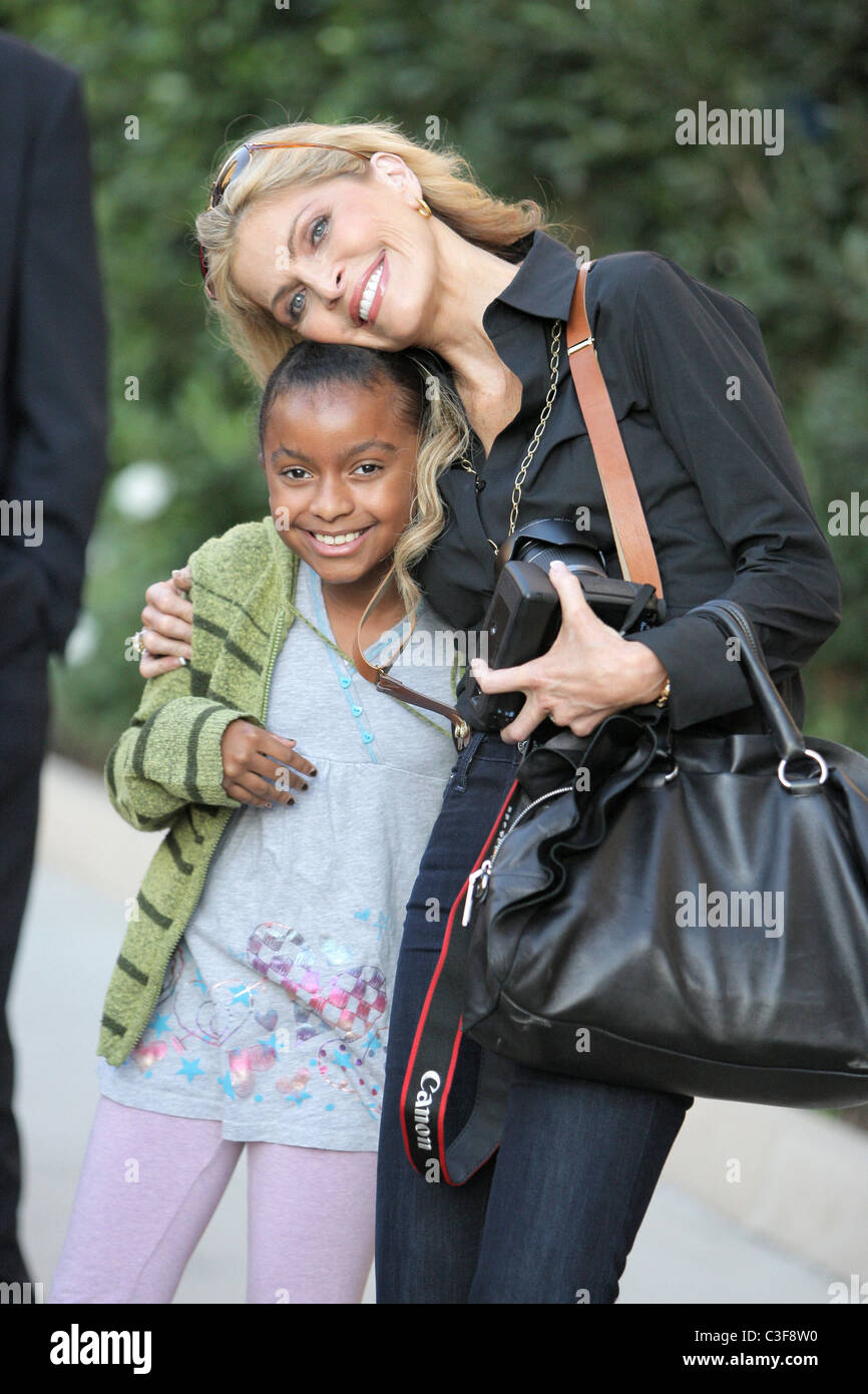 Shawn King visits a luxury condo open house at The Carlyle in Westwood ...