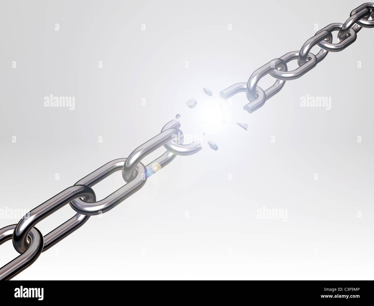 Broken chain light hi-res stock photography and images - Alamy