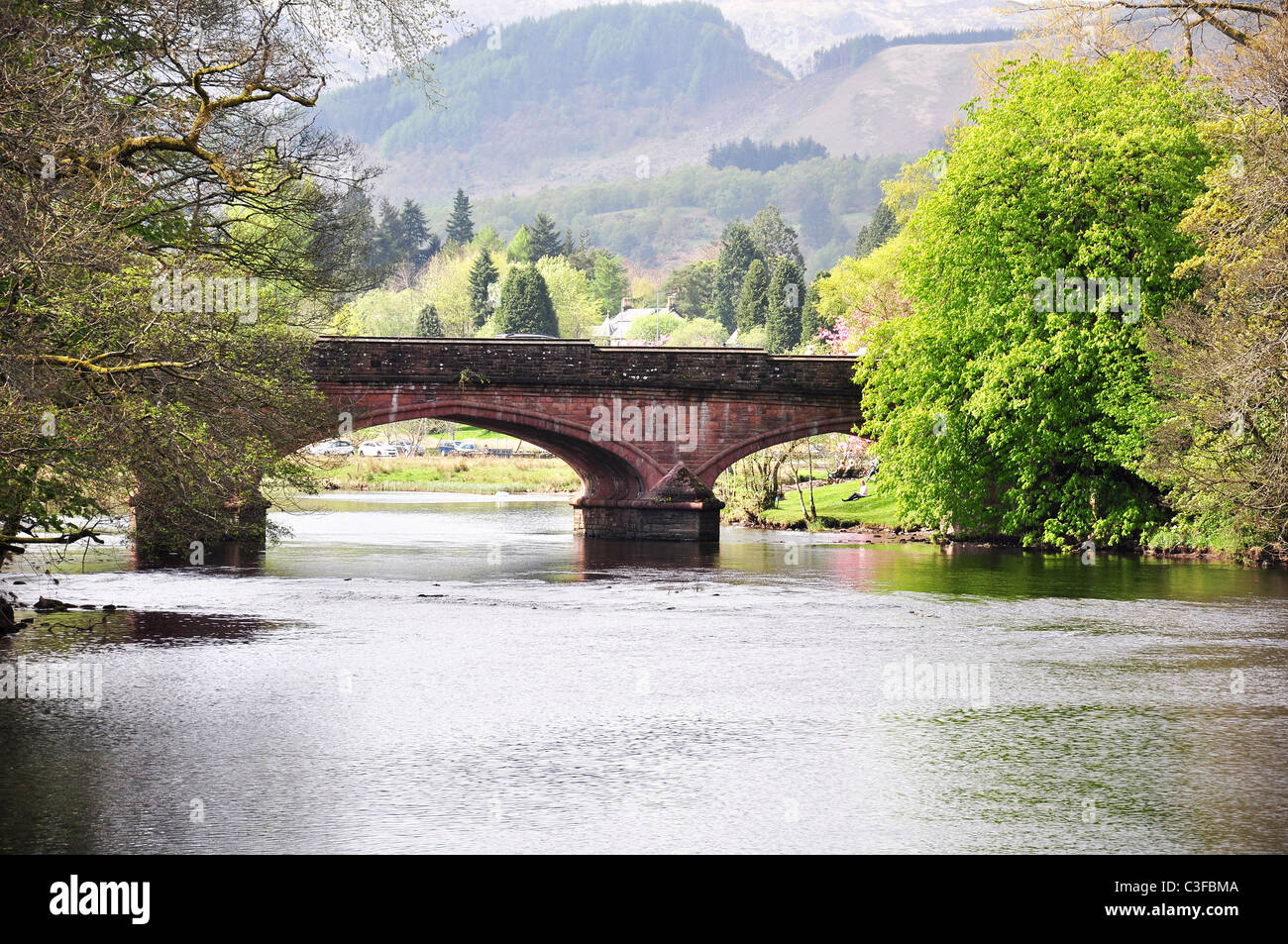 Old Bridge on river Stock Photo - Alamy