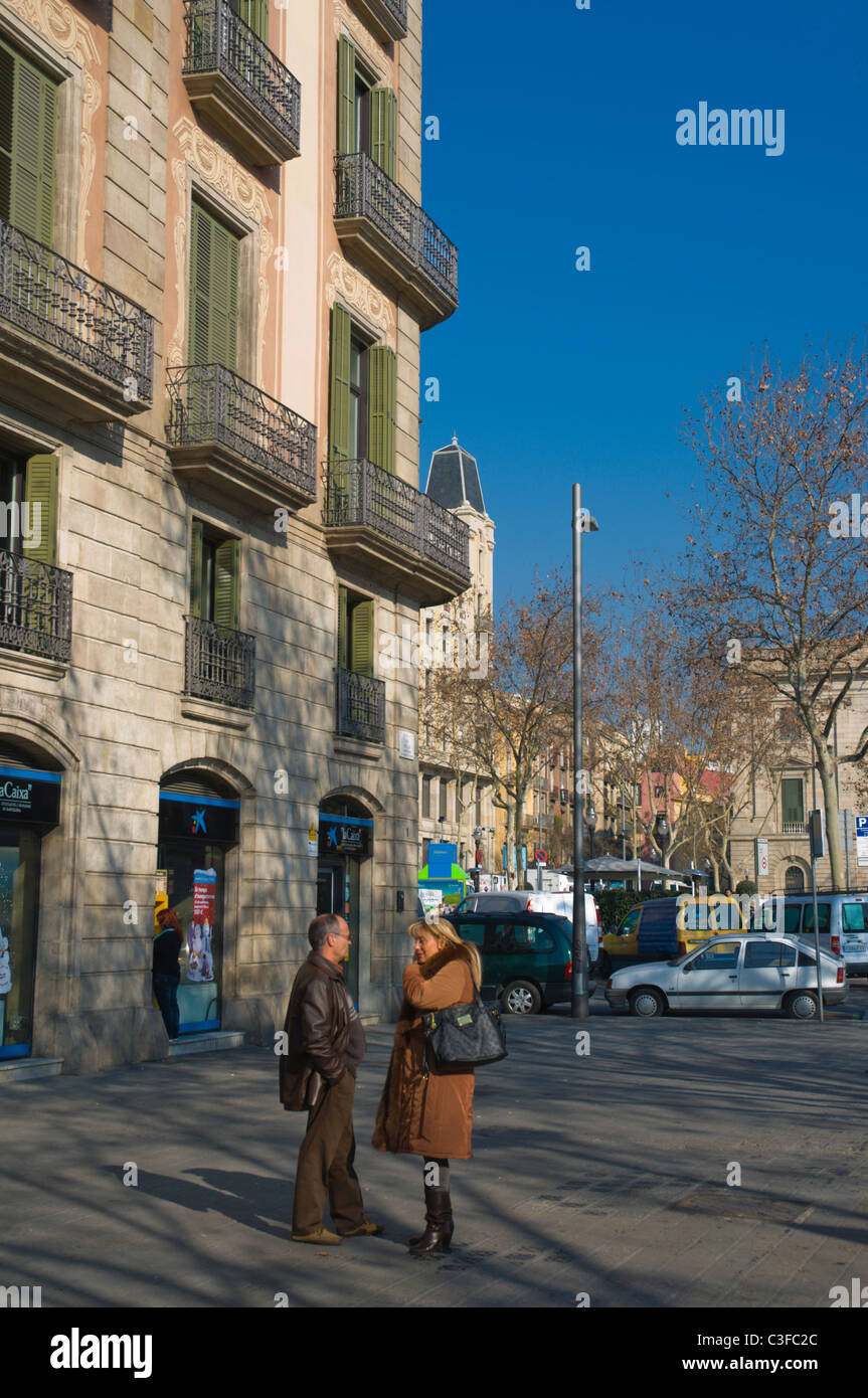 Spanish man and woman talking hi-res stock photography and images - Alamy