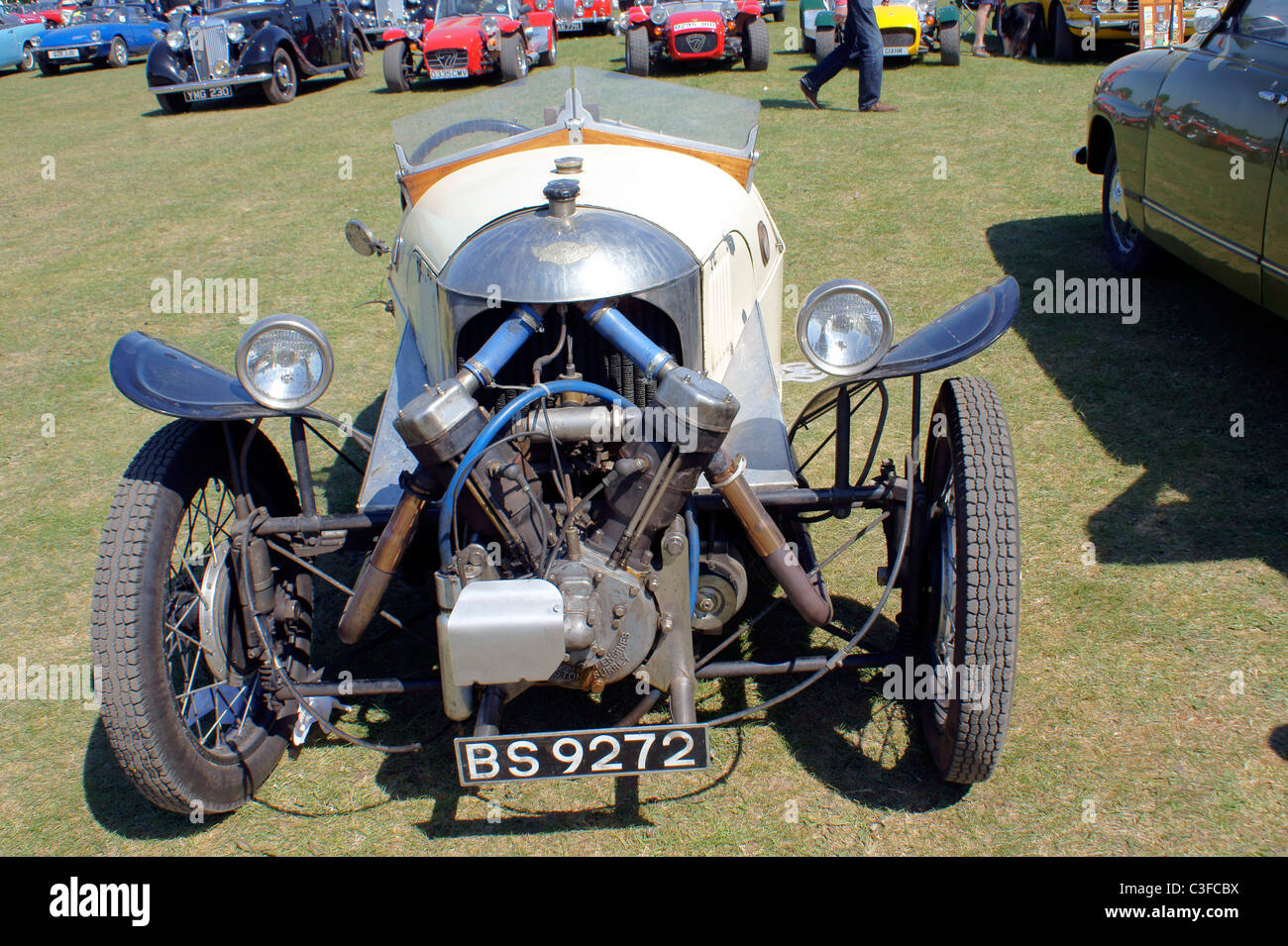 MORGAN WITH AN ANZANI ENGINE Stock Photo - Alamy