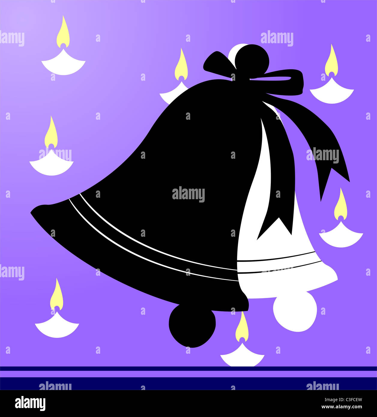 party bells and ribbons Stock Photo - Alamy